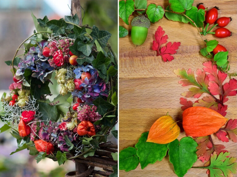 Crafting a Beautiful Autumn Wreath with Chinese Lanterns – Garden Guide